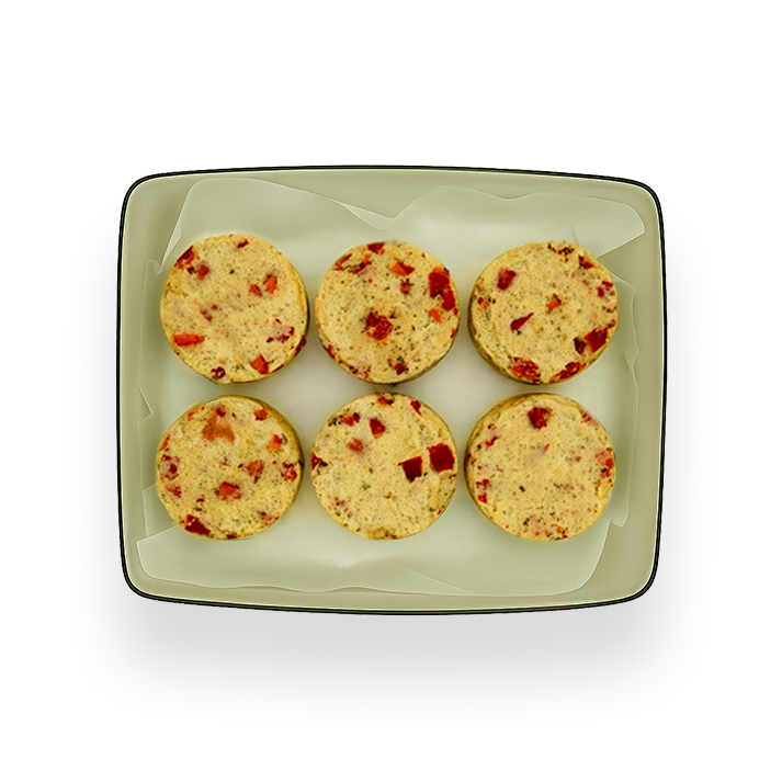 Roasted Red Pepper, 'Egg' + Thyme Bites | High-Protein Vegan Breakfast ...